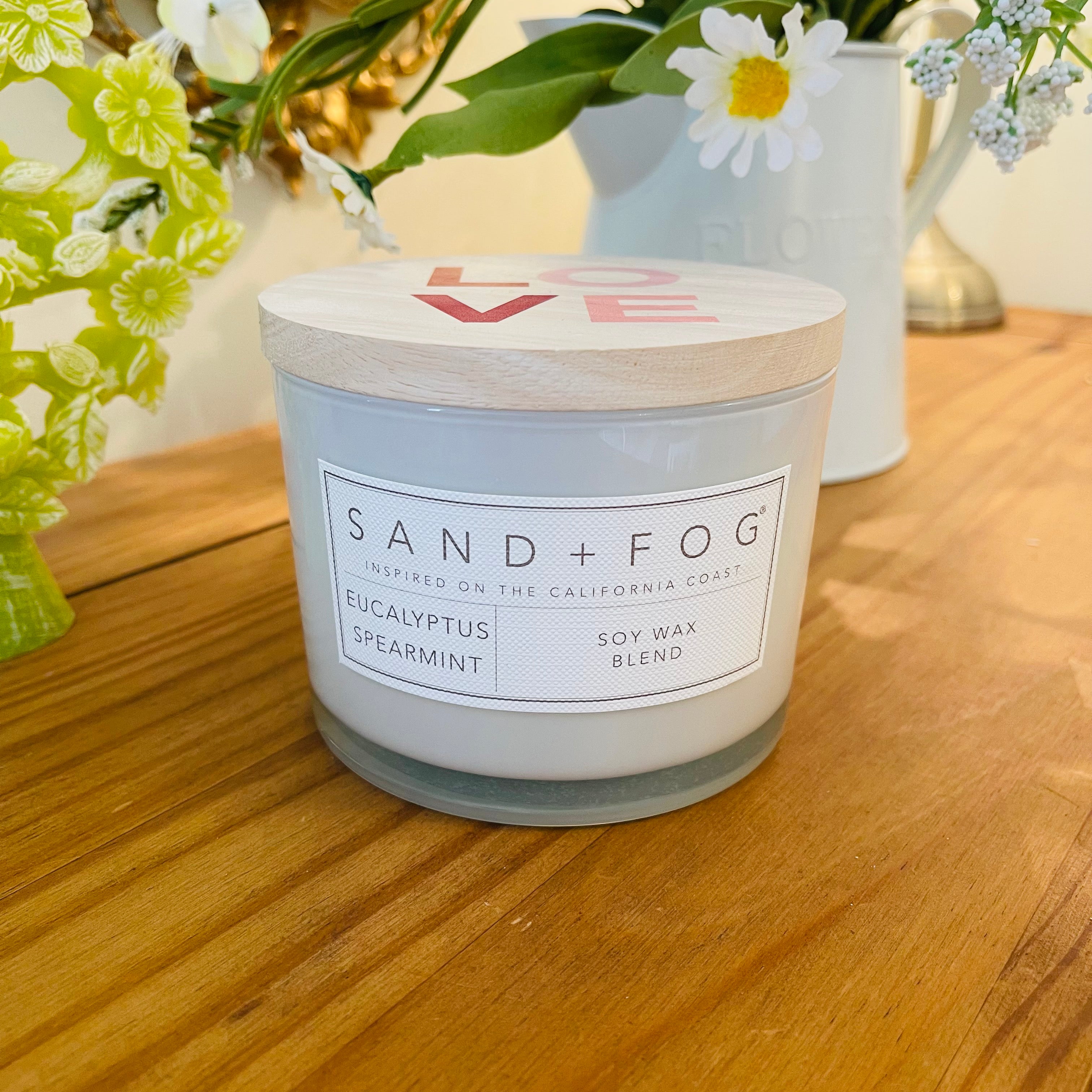 Eucalyptus Spearmint – Sand + Fog Candle – Super Duper Candle Company